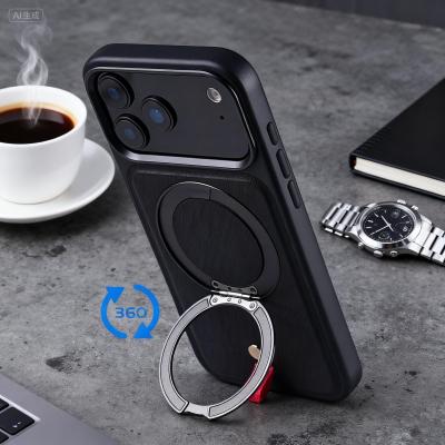 China 360° Rotatable Magsafe Phone Case with Drop Protection / Raised Edges for sale
