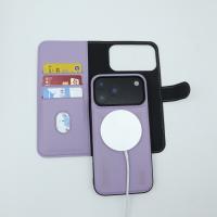 China Detachable 2 in 1 Flip Wallet Phone Case with 1 Cash Slot / Magnetic Buckle for sale