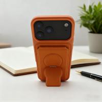 China Stand Leather Phone Wallet Case with a Card Slot Detachable Lanyard Crossbody Strap for sale