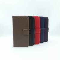 China Genuine Leather Flip Wallet Phone Case Waterproof Shockproof Customizable Logo for sale
