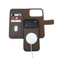China Genuine Leather Flip Wallet Phone Case Waterproof Shockproof Customizable Logo for sale