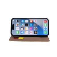 China Hard PC Board Flip Wallet Phone Case With Soft Inner Lining Card Slot for sale