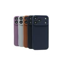 China Textured Leather Like Finish TPU Sleek Phone Case Scratch Resistant for sale