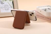 China Anti Scratch Magsafe Card Wallet With Tri Fold Layout / Mirror for sale