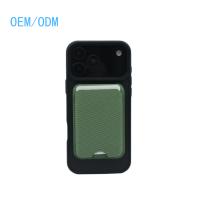 China IPhone Magnetic Leather Wallet Slim Anti Slip For Card Storage for sale