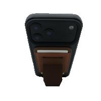 China Foldable Stand Magsafe Card Wallet For Handsfree Viewing On Subway / Cafe for sale