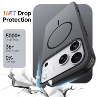 China Microfiber Lining Magsafe Phone Case 360 Degree Protective Smooth Matte Soft for sale
