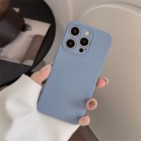 China Raised Camera Edges Slim Silicone Phone Case Drop Protection Customizable for sale
