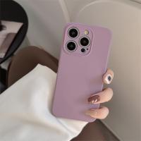 China Raised Camera Edges Slim Silicone Phone Case Drop Protection Customizable for sale
