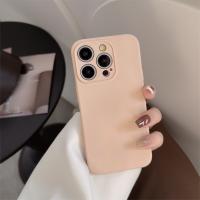China Raised Camera Edges Slim Silicone Phone Case Drop Protection Customizable for sale