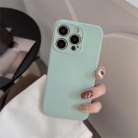 China Raised Camera Edges Slim Silicone Phone Case Drop Protection Customizable for sale