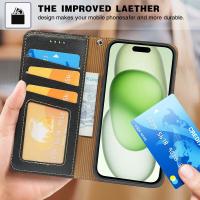 China RFID Blocking Protection Flip Phone Case with Multiple Card Slots / Cash Pocket for sale