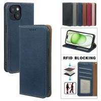 China RFID Blocking Protection Flip Phone Case with Multiple Card Slots / Cash Pocket for sale