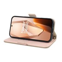China Magnetic Buckle Kickstand 3 Card Flip Wallet Case for Huawei OPPO for sale