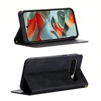 China Google Pixel 9 Series Leather Wallet Case With Kickstand Camera Protection Cash Slot for sale
