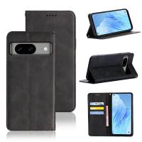 China Google Pixel 9 Series Leather Wallet Case With Kickstand Camera Protection Cash Slot for sale