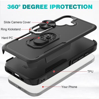 China Kickstand TPU Phone Case Drop Protective for Hands Free Phone / Media Viewing for sale