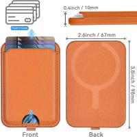 China Magsafe Wallet 4 Cards Designed To Provide Quick Access And Secure Storage Of Cards With Magnetic Attachment Compatible With IPhones for sale