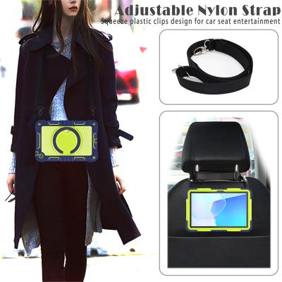 China Customizable Multi Functional Tablet Case With Shock Absorbent Three Layers And Rotating Handle Grip For Corporate Needs Manufacturer for sale