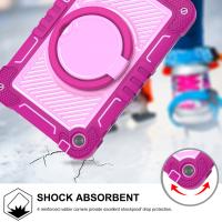 China Customizable Multi Functional Tablet Case With Shock Absorbent Three Layers And Rotating Handle Grip For Corporate Needs Manufacturer for sale