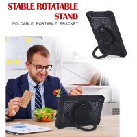 China Customizable Multi Functional Tablet Case With Shock Absorbent Three Layers And Rotating Handle Grip For Corporate Needs Manufacturer for sale