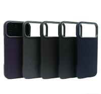 China Customizable Logo  Carbon Fiber Leather Phone Case with OEM/ODM service for sale