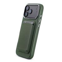China Tech Woven Leather Phone Case with MagSafe Compatibility, Raised Edge Camera Protection, and TPU+PC Structure for sale