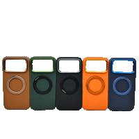China Customized Leather Covered Phone Case With a Ring for sale