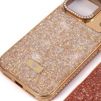China Customizable Flash Drill Phone Case With Kickstand Function for sale
