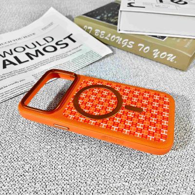 China Leather And Wood Hybrid Phone Case for sale