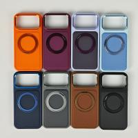 China 360° Rotatable Magnetic Ring Stand Leather Phone Case with Anti-slip & Anti-fingerprint Surface and Shockproof Drop Protection for sale