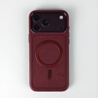 China Vintage Litchi Grain MagSafe Phone Case With OEM/ODM for sale