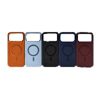 China Vintage Litchi Grain MagSafe Phone Case With OEM/ODM for sale