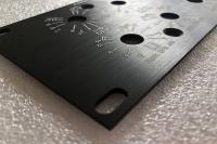 China Aluminum Laser Carving Plate 0.1mm Tolerance 3.0mm Thickness for sale