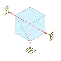 China 50mm Broadband Polarization Optics BK7 Beam Splitter Optical Glass Cube for sale