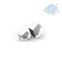 China UV Fused 90 Degree Prism H K9L Optical Pentaprism 1/4 Lambda for sale
