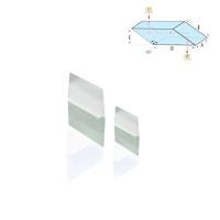China BK7 Uncoated Right Angle Glass Prism Rhomboid 60mm for sale