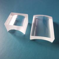 China Large size Fused Silica Plano Concave Cylindrical Lenses for sale