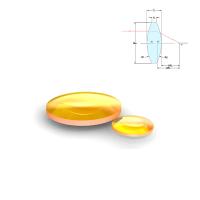 China CO2 Laser Focus Lenses For Laser Cutting Machine ZnSe Double Convex Spherical Lens for sale