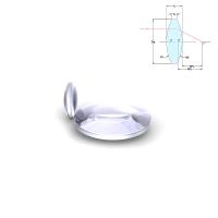 China Optical glass Fused silica200-2200nm Double Convex Spherical Lens for sale