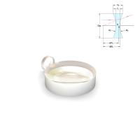 China Optical glass Fused silica180-2200nm Double Concave Spherical Lens for sale