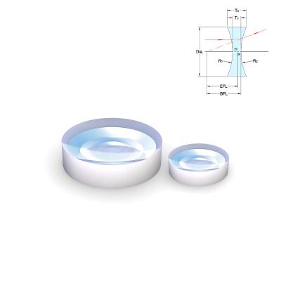 China Optical glass CaF2 3-5μm IR Double Concave Spherical Lens for sale