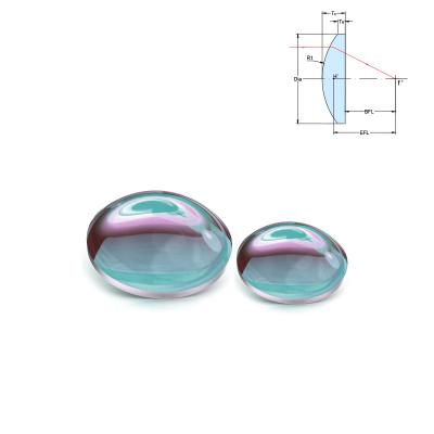 China Optical glass CaF2 3-5μm IR Plano-Convex (PCX) Lenses for sale
