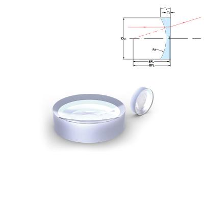 China Optical glass  350 nm to 2200nm  N-BK7 Plano-Concave(PCV) Lenses for sale
