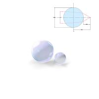 China Optical glass  200 nm to 2200nm UV Fused Silica Ball and Condenser Lenses for sale