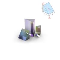 China UV Fused Optical Glass Prisms 185 Nm Right Angle Glass Prism for sale