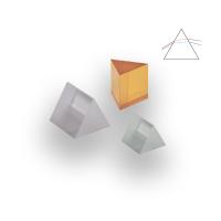 China N-SF11 Optical Glass Prisms F2 CaF2 Equilateral Dispersive Prisms for sale