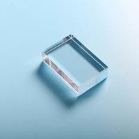 China 150mm Laser Engraved  Crystal Glass Block Sapphire IPL Guides Beauty Apparatus for sale