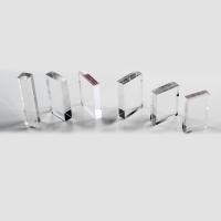 China 150mm Laser Engraved  Crystal Glass Block Sapphire IPL Guides Beauty Apparatus for sale