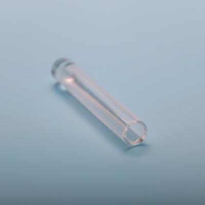 China Orthogonal Fine Grinding Sapphire Crystal Lenses Tube Optical 80 50 Scratch for sale